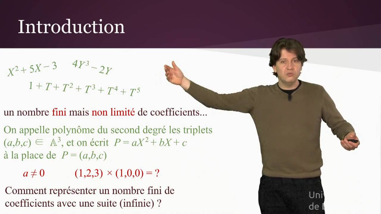 Polynômes 1 : définition - YouTube