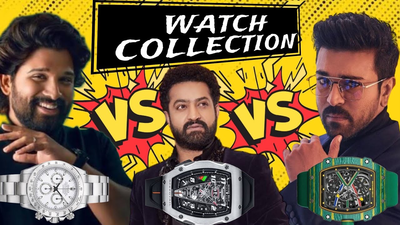 ALLU ARJUN vs NTR vs RAM CHARAN watch collection | Telugu | - YouTube