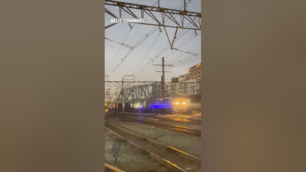 (貨物列車) 2024/12/04 1084レ EF210-327 + コキ20B (大阪タ〜仙台タ) #Shorts - YouTube