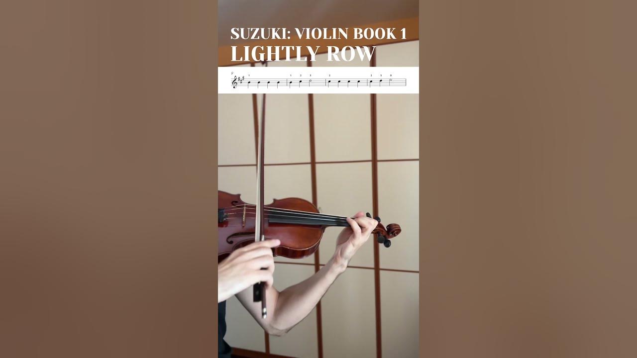 Lightly Row - Suzuki Violin Book 1 - YouTube
