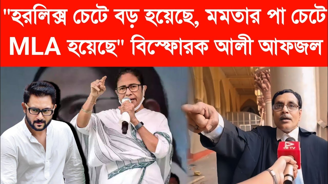 Ali Afjal : "হরলিক্স চেটে বড় হয়েছে, মমতার পা চেটে MLA হয়েছে ...