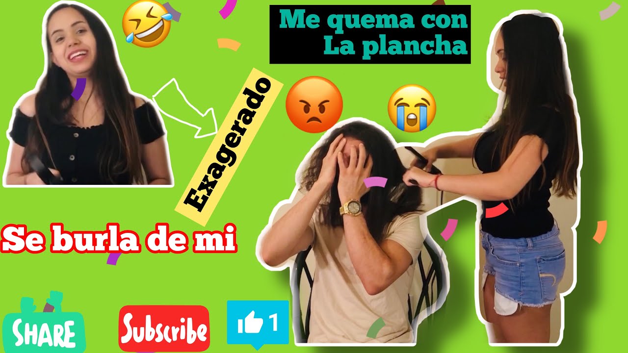 Lo Que Mi Esposa Le Hizo A Mi Cabello Le Plancho El Cabello A Mi