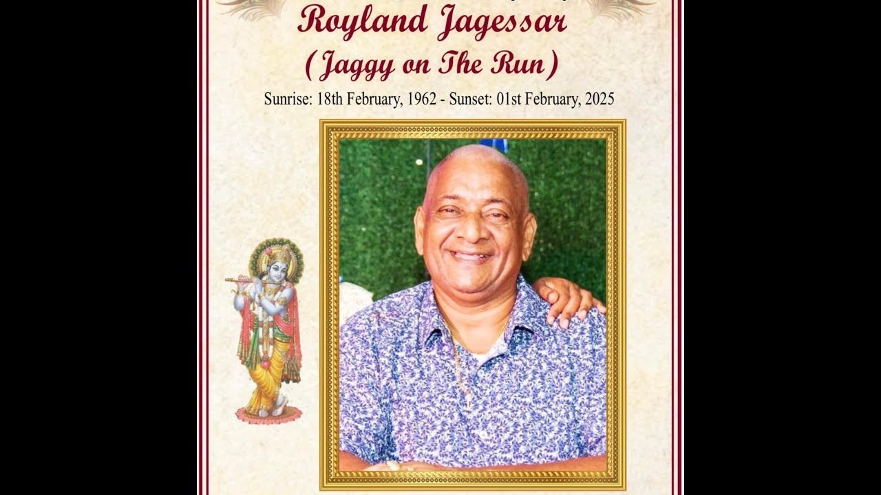 The Cremation of the late Royland Jagessar a.k.a. Roland or “Jaggy On ...