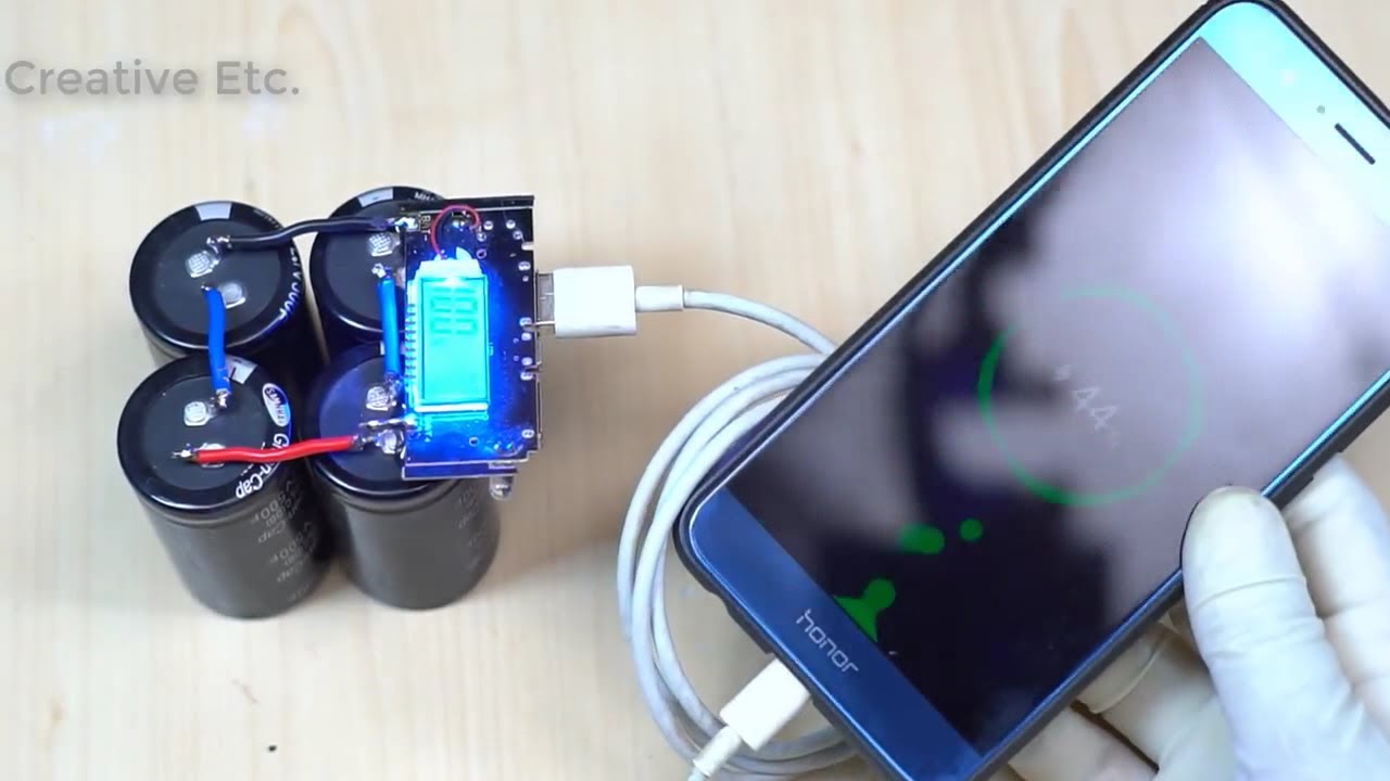[Supercapacitor] Super capacitor charging Power Bank really achieve ...