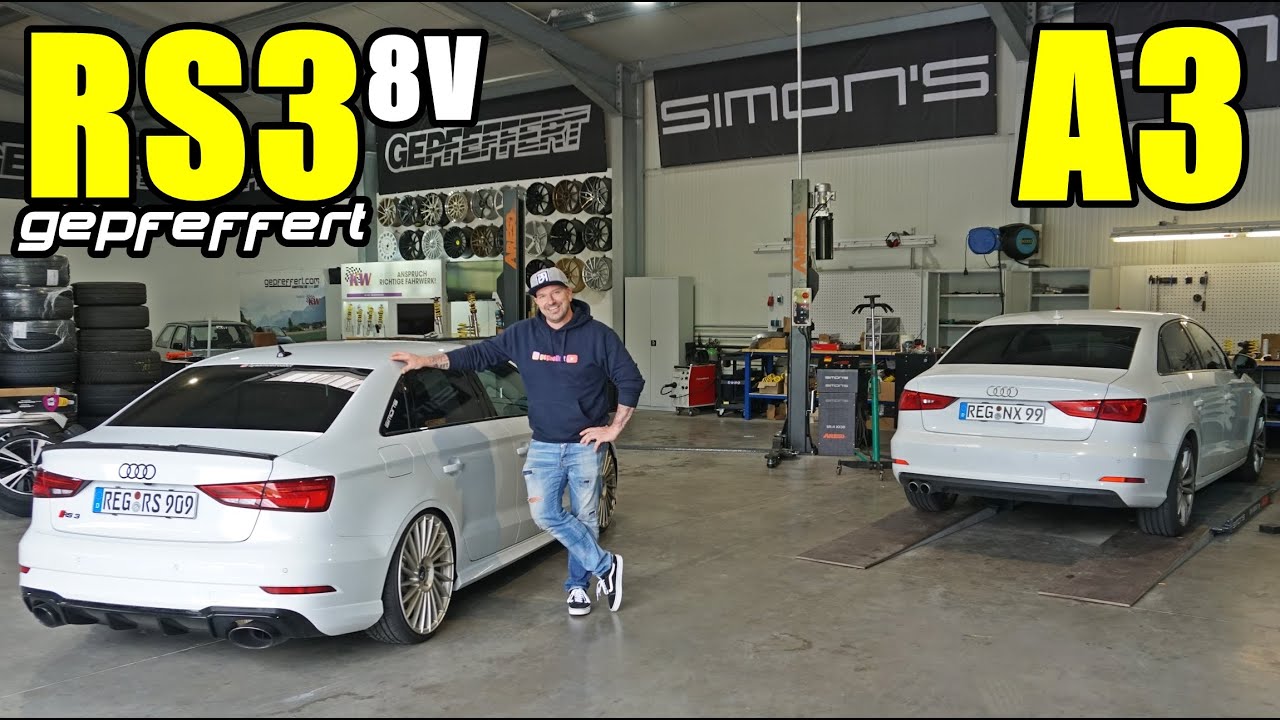 RS3 8V mit Carbonteilen / gepfeffert.com - YouTube