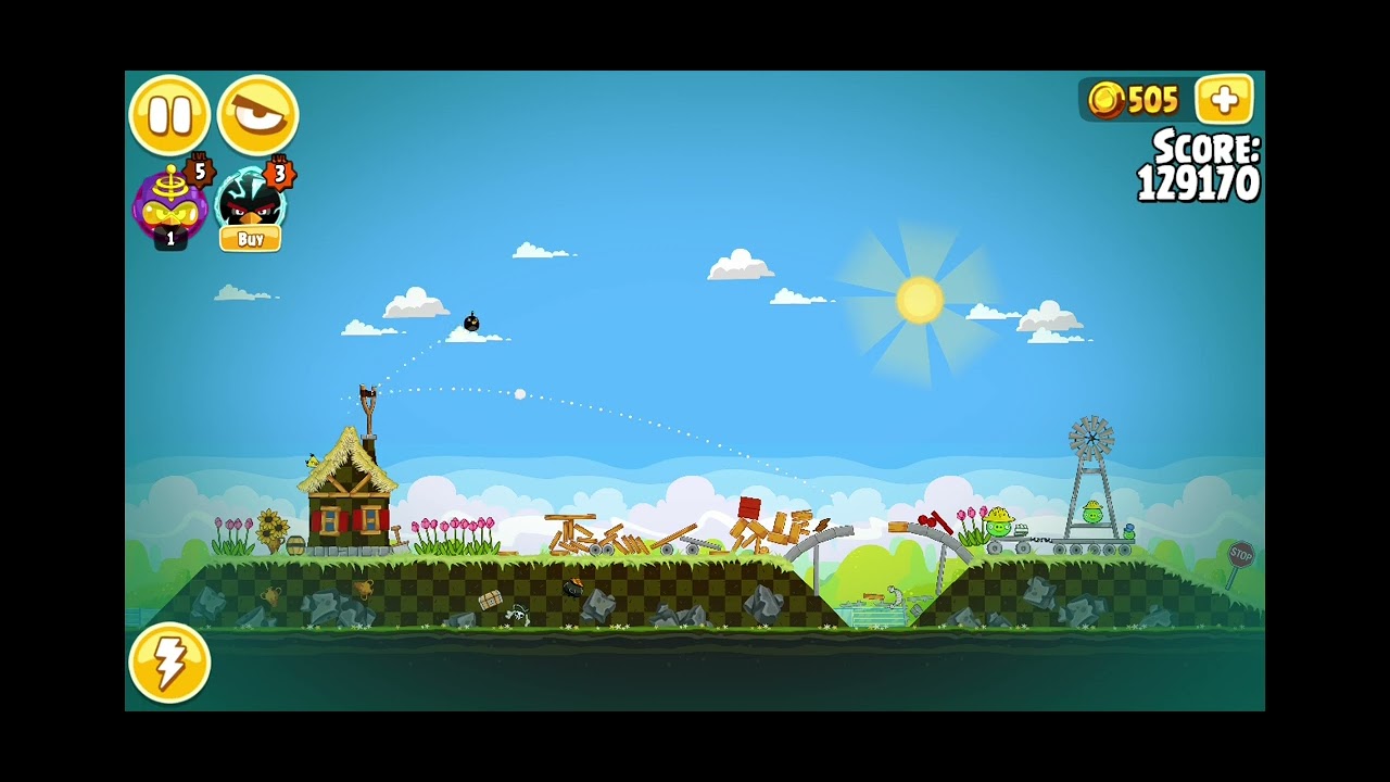 Angry Birds Seasons: Pig Days 2-16: Windmill Day - YouTube