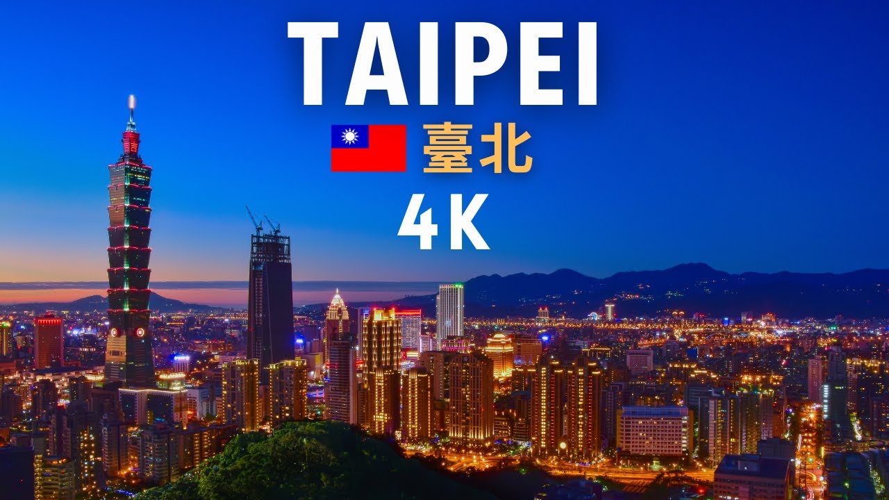 Taipei, Taiwan 🇹🇼 4K ULTRA HD Drone Video | Taipei 4K Aerial view with ...