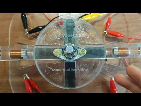 Robert Adams Pulsed Electric Motor - first test run - YouTube