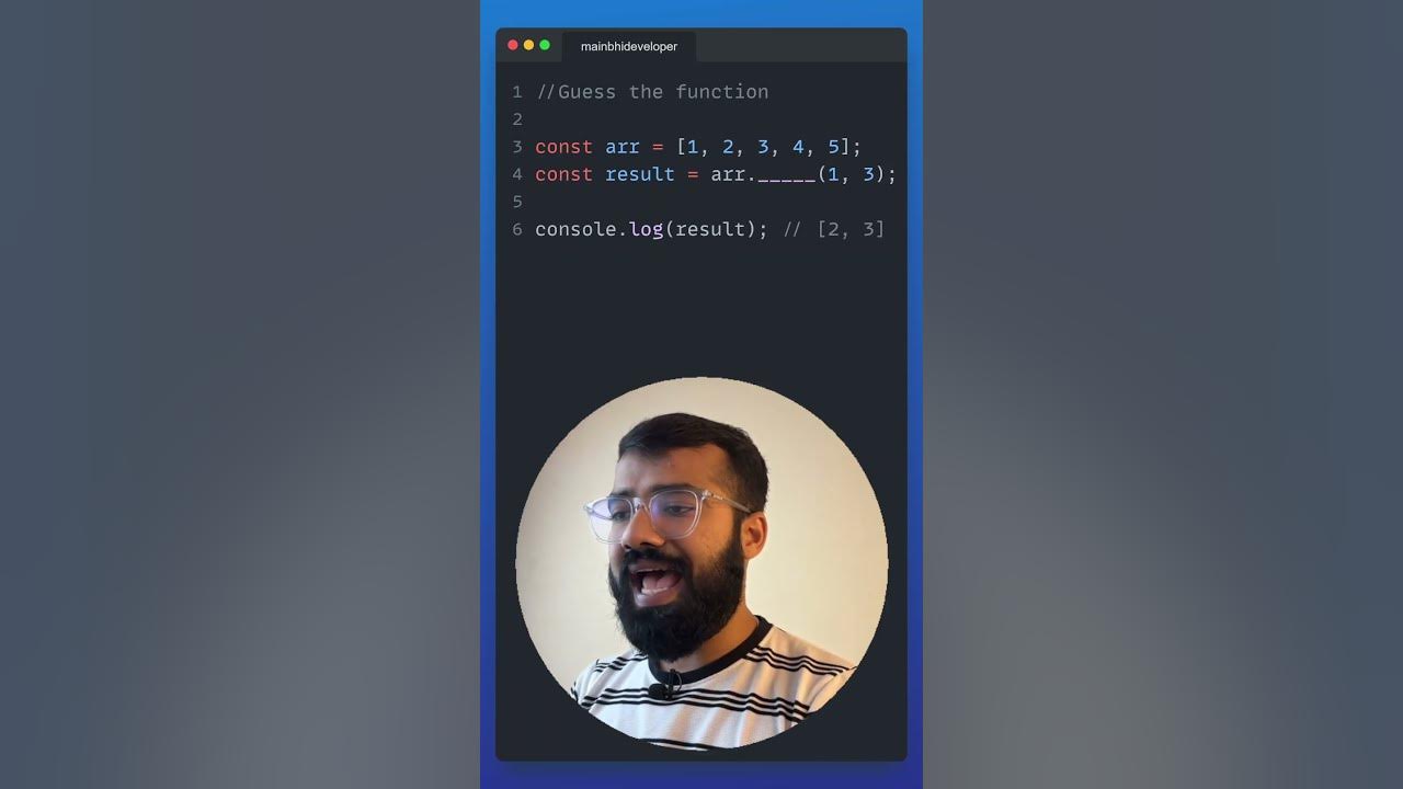 Javascript Function Series 07 With Detailed Answer Codinginterview Coding Fresher Youtube