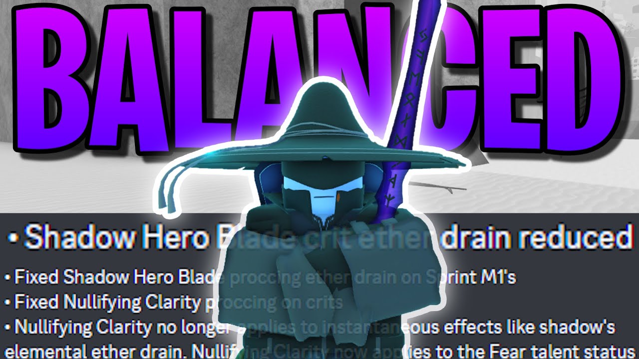 Shadow Hero Blade is no longer BROKEN!!! | Deepwoken - YouTube