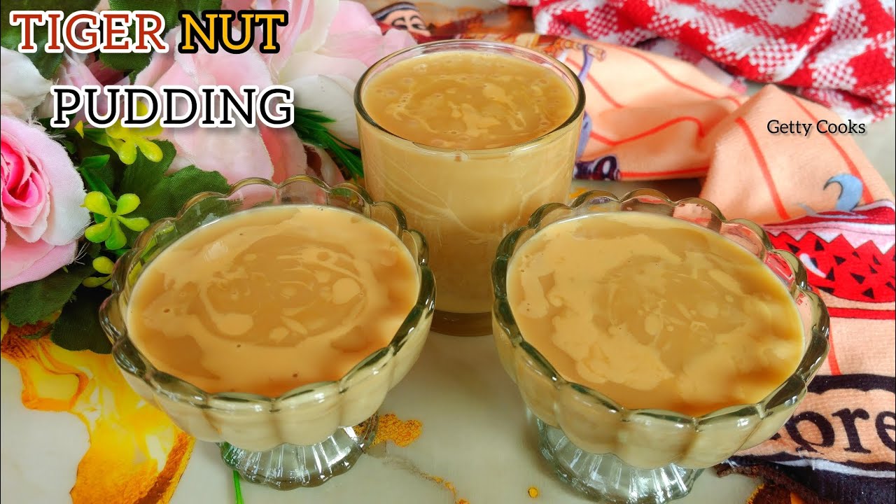 Tiger Nut Pudding/How To Make Ghana Tiger Nut Pudding Recipe/Atadwe Milk - YouTube