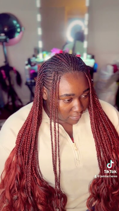 Fulani French Curl Braids Hairstyles Protectivestyle Fulanibraids Frenchcurlbraids Haircare
