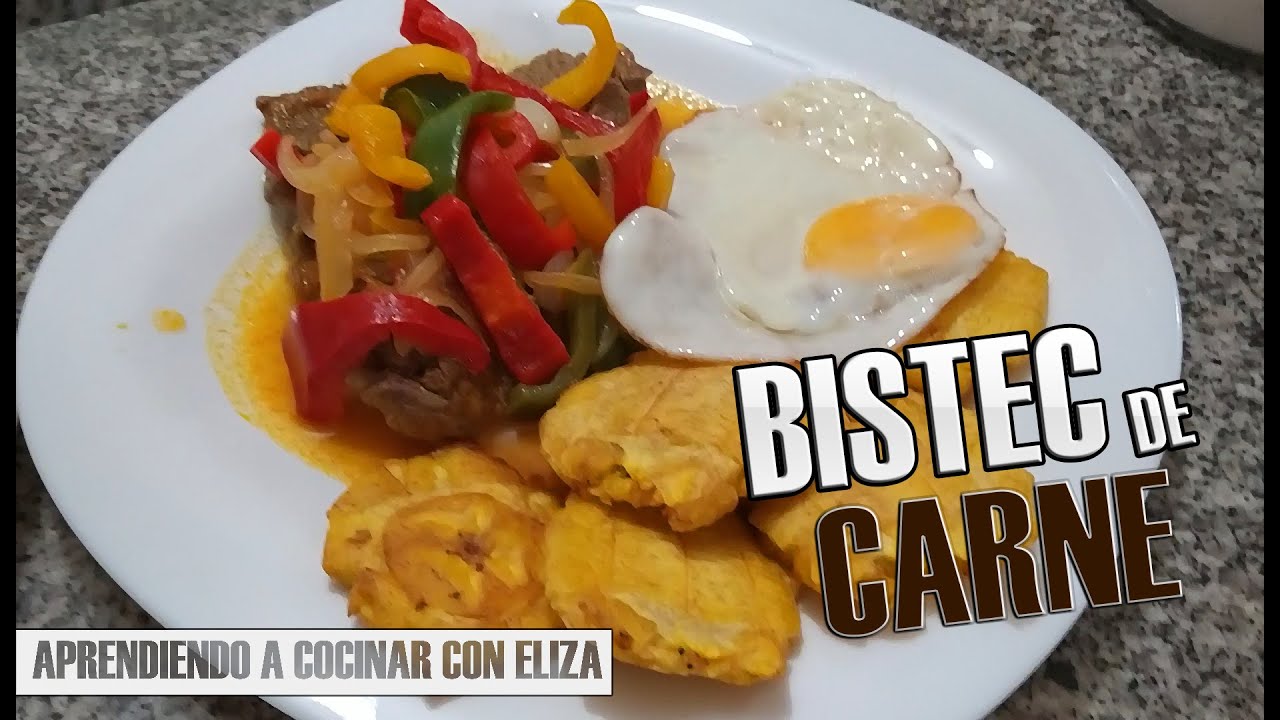 Bistec de Carne con Patacones | Desayunos ricos y rápidos - YouTube