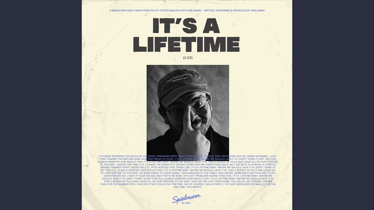 It's A Lifetime - YouTube