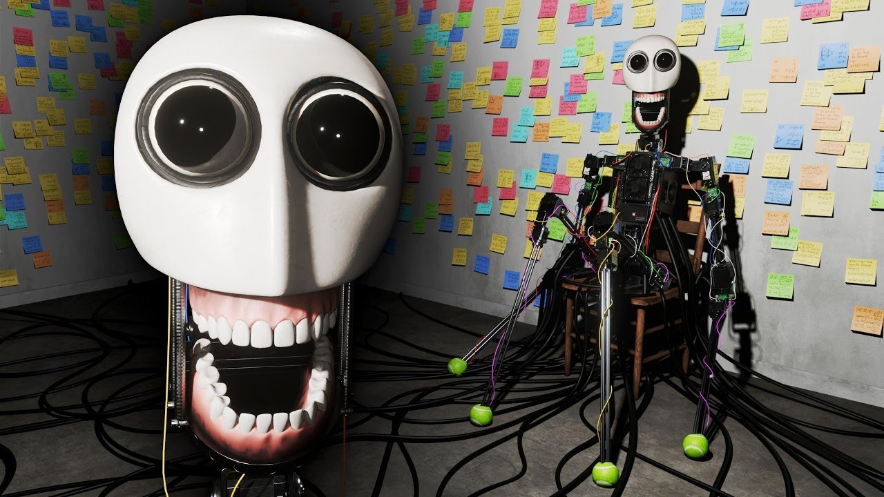 I Made a Self Aware Robot (유튜브 한글 자막) - YouTube