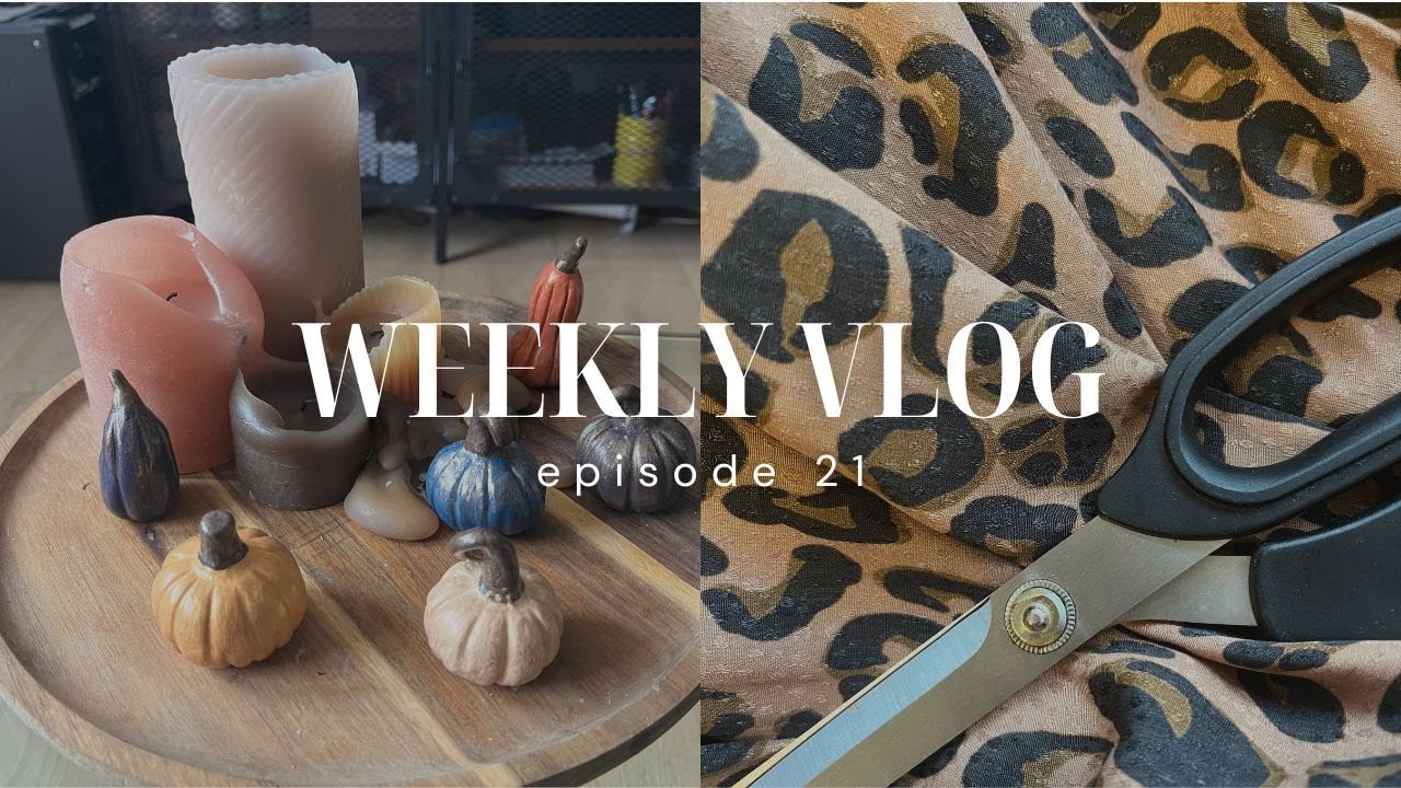 Vlog 21- Déco et couture automnale - YouTube