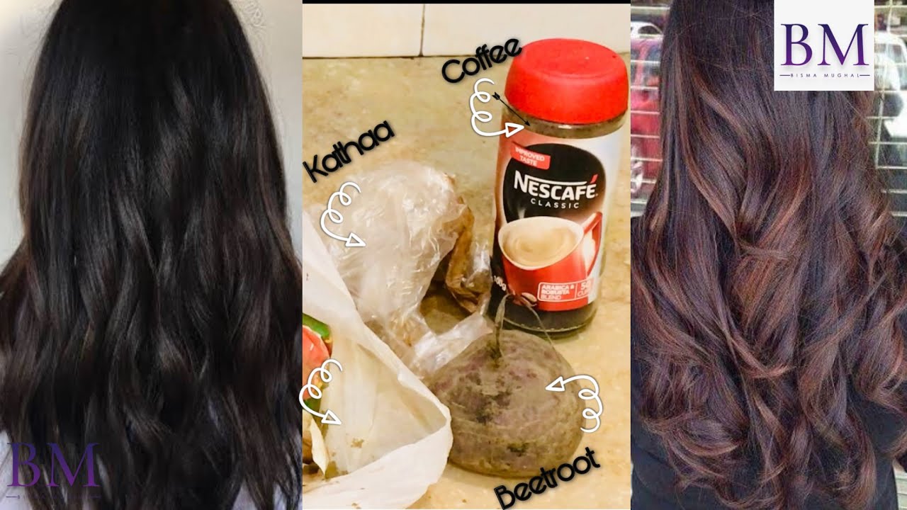 Coffee shade of hair with Mehndi | Secret ingredients | Bisma Mughal ...