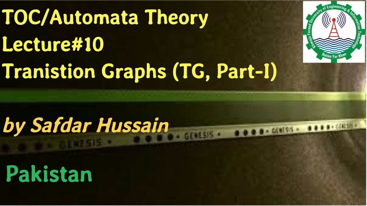 Automata Theory (Lecture#10) | Transition Graphs (TG) | TG | Transition ...