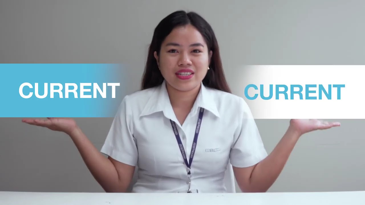 Phân biệt nghĩa của từ CURRENT - YouTube