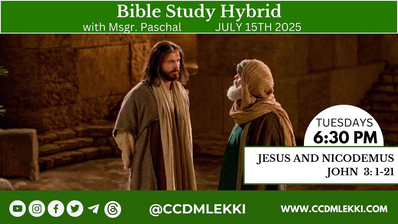 Jesus And Nicodemus John 3:1-21 - YouTube