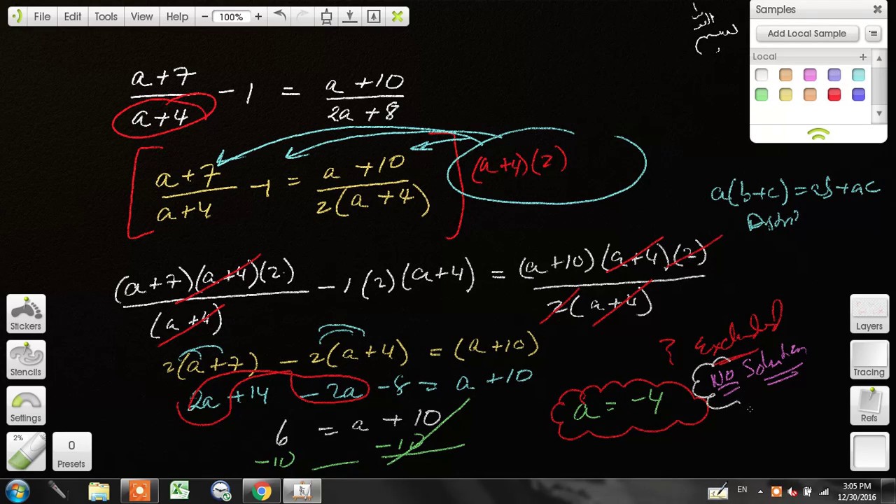 chap 12 Review alg 1 rational functions and equation - YouTube
