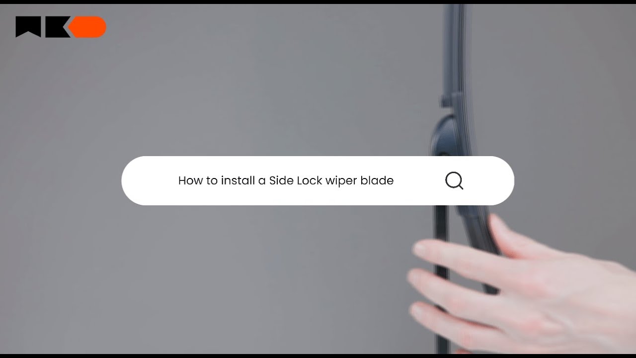 How to Install a Side Lock Wiper Blade - YouTube