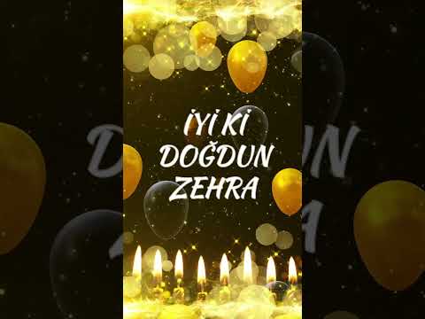 İyi ki doğdun Zehra | Zehra İsmine Özel Doğum Günü Şarkıları | Mutlu Yıllar Zehra