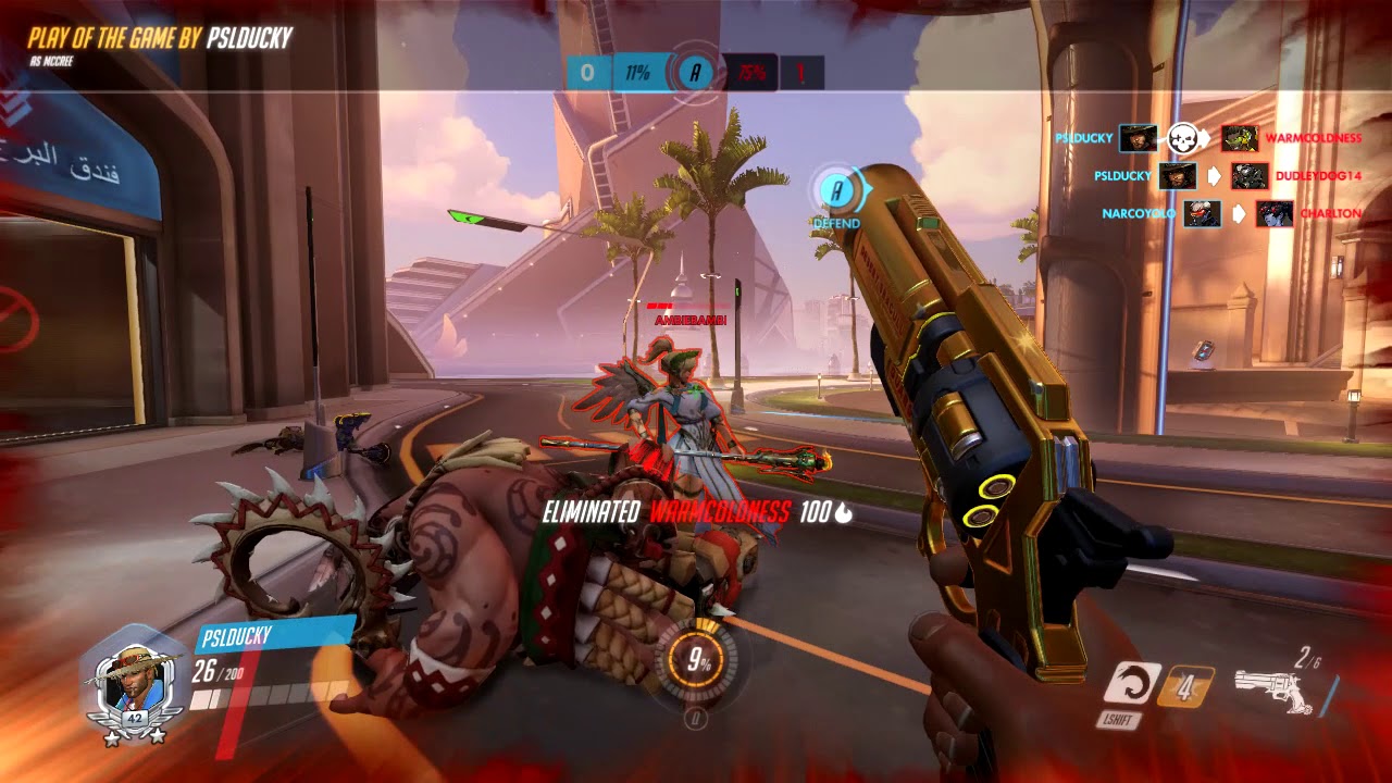 McCree Triple Kill @ Spawn - YouTube