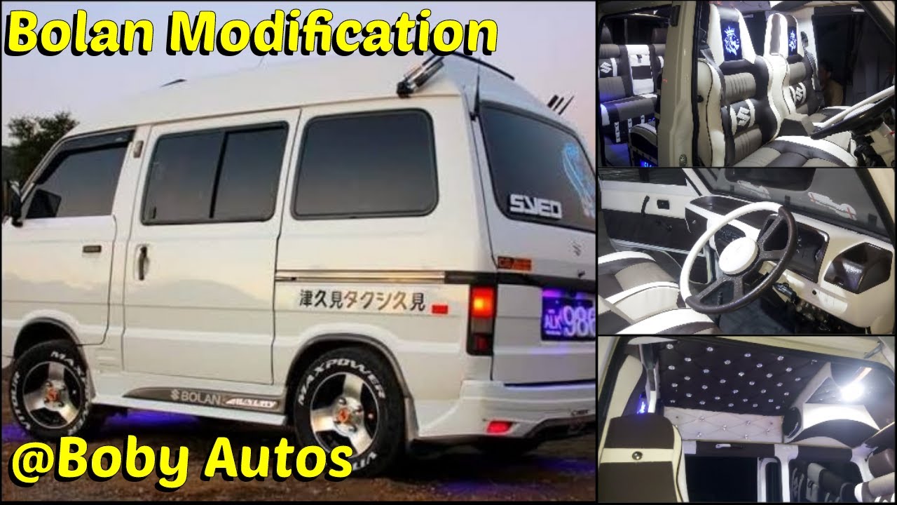 Modification of suzuki Bolan Hiroof van - YouTube