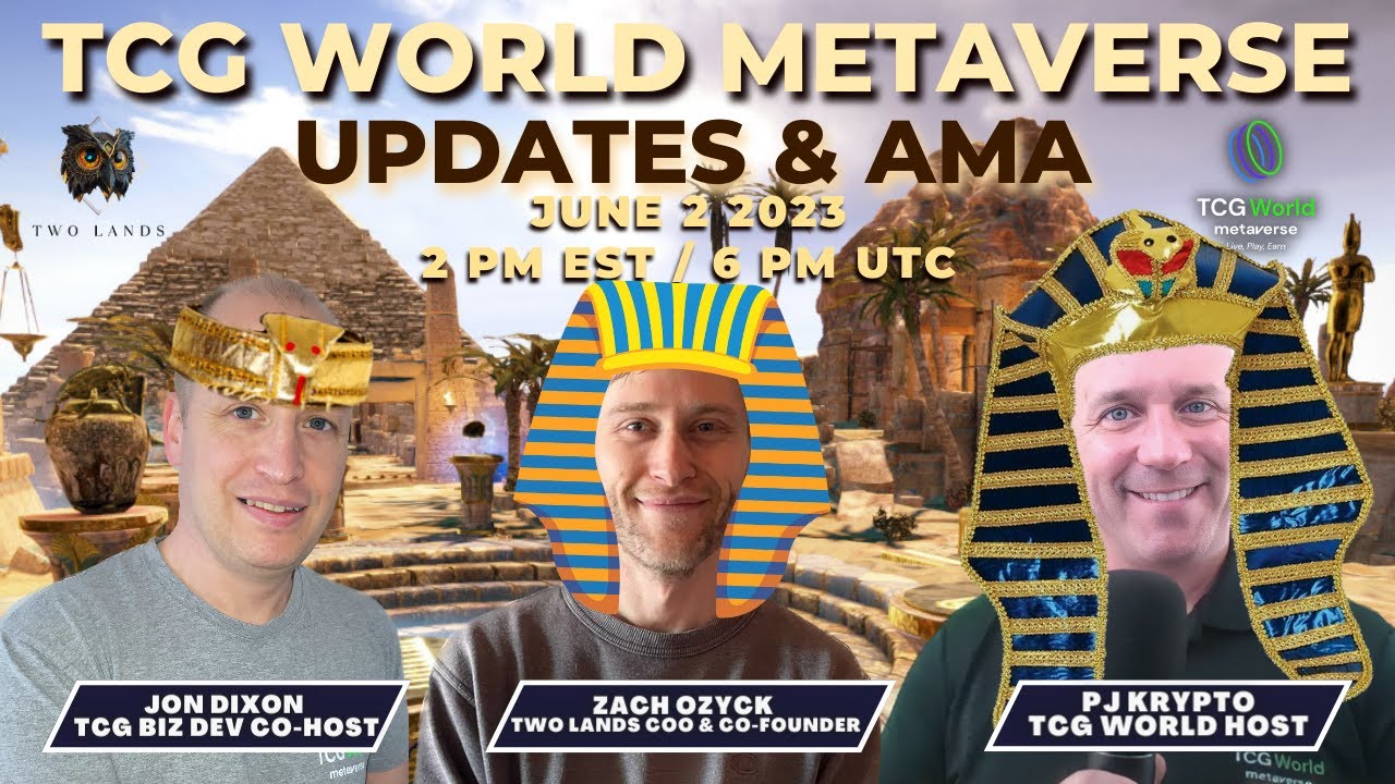 TCG World Metaverse | June 2nd 2023 | LIVE Updates and Community AMA ...