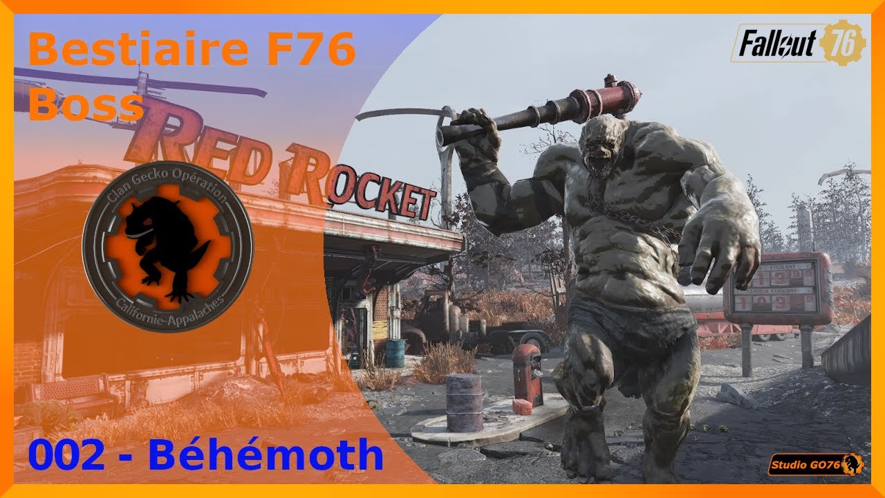 Fallout 76 - Bestiaire - 010 - Béhémoth - YouTube