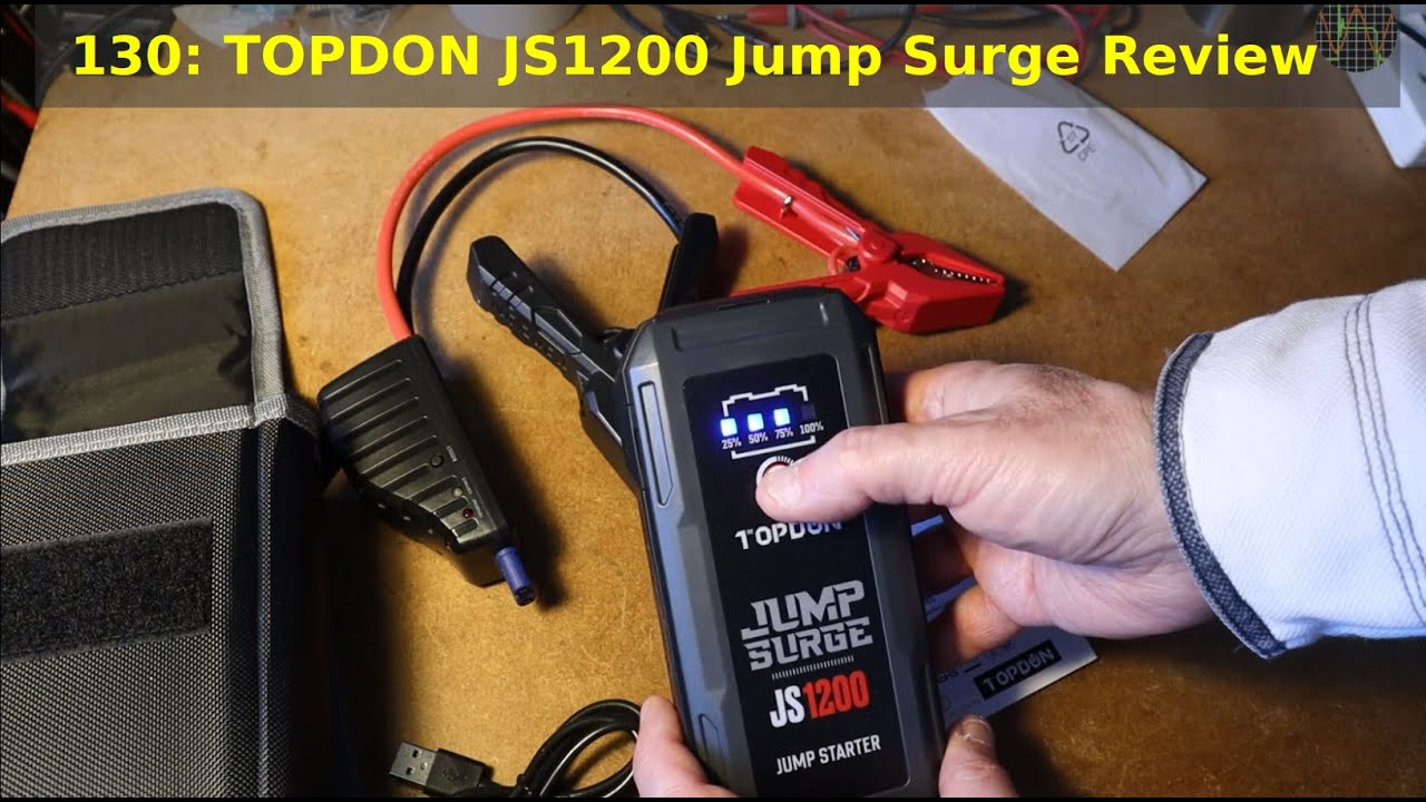 130 - TOPDON JS1200 Jump Surge Review. - YouTube