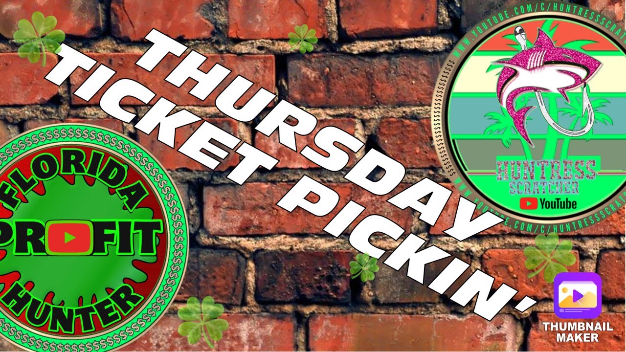 🔴 THURSDAY Ticket Pickin’! LFG! 💰🍀🤑 - YouTube