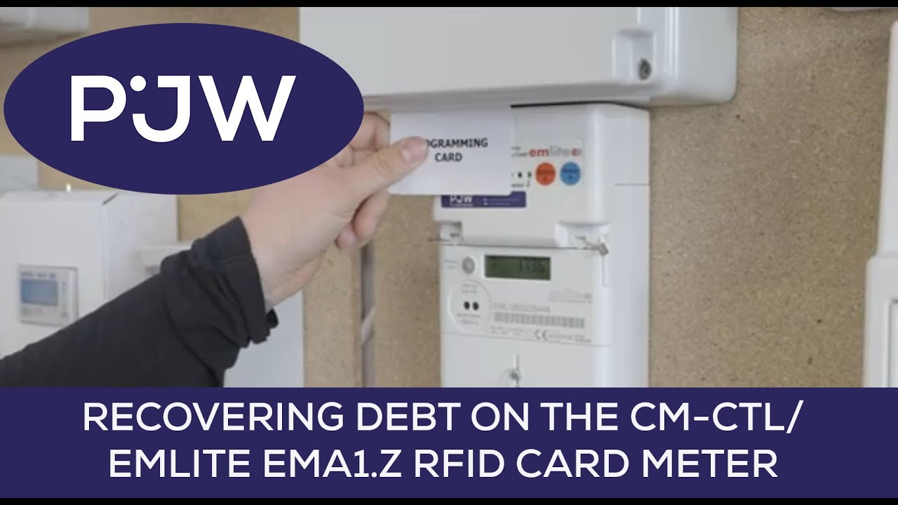 RECOVERING DEBT ON THE CM-CTL/ EMLITE EMA1.Z RFID CARD METER - YouTube