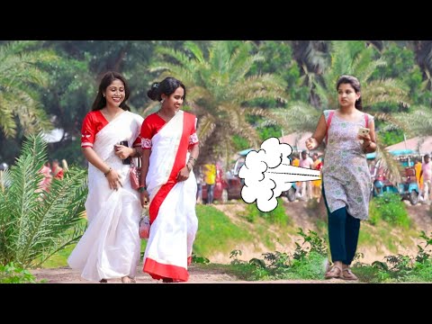 Farting in front of aunty Prank on Public part- 159😜! N2o Shreya