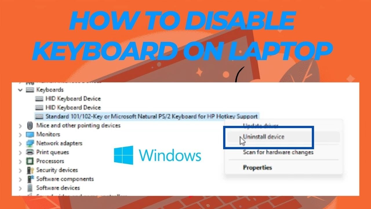 How to Disable Laptop Keyboard on Windows 11 | Digi How To - YouTube