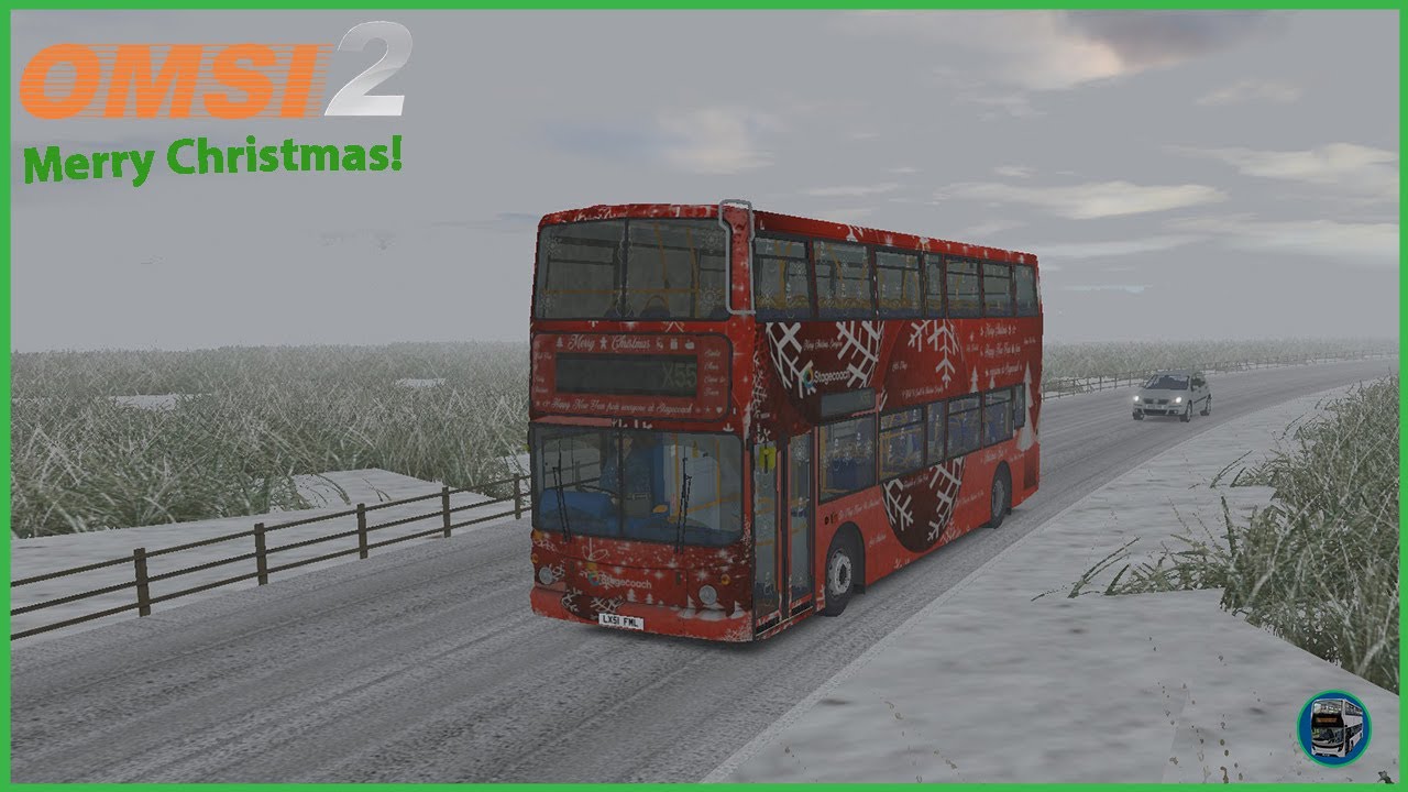 Omsi 2: Stagecoach Fictional Christmas Repaint - Dennis Trident ALX400 ...