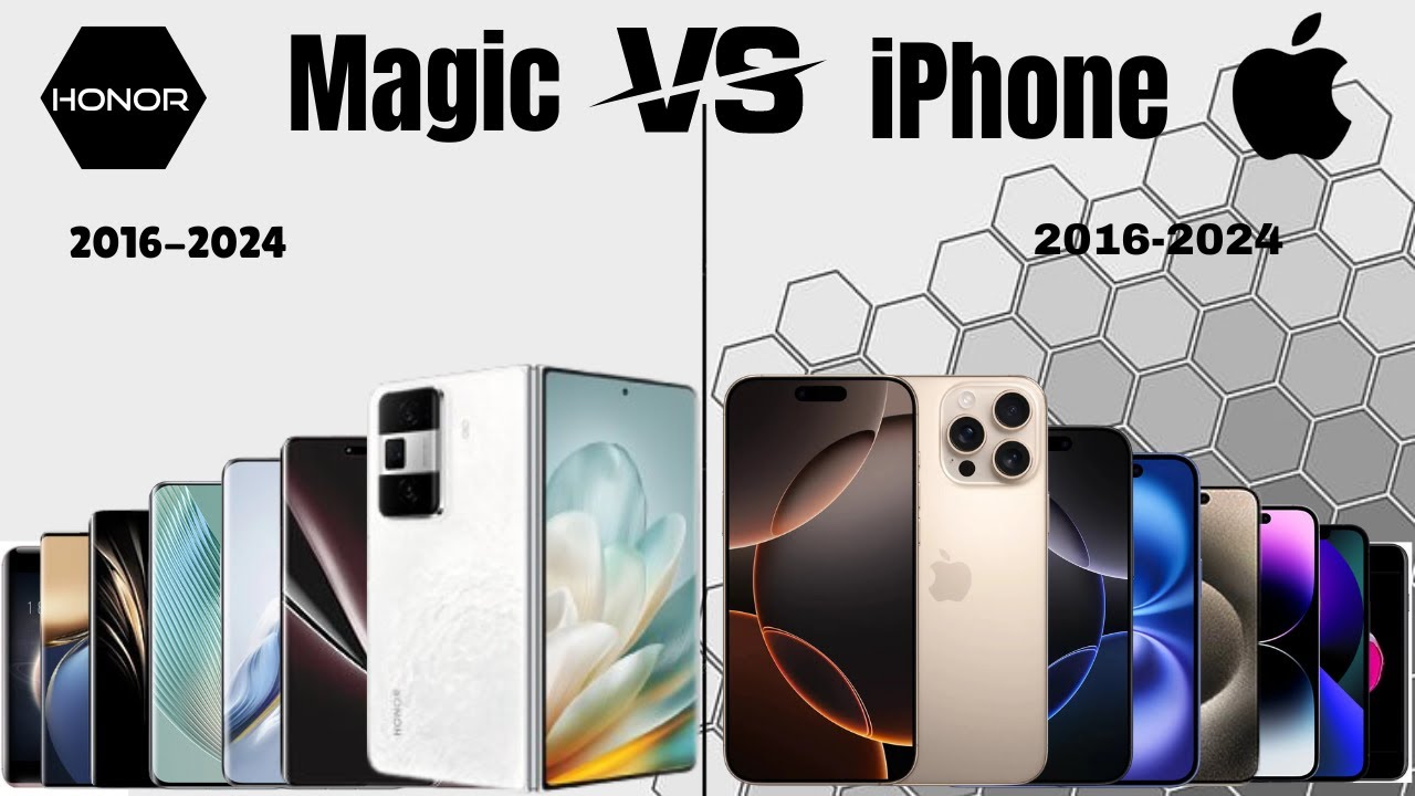 IPHONE VS HONOR MAGIC COMPARISONS - YouTube