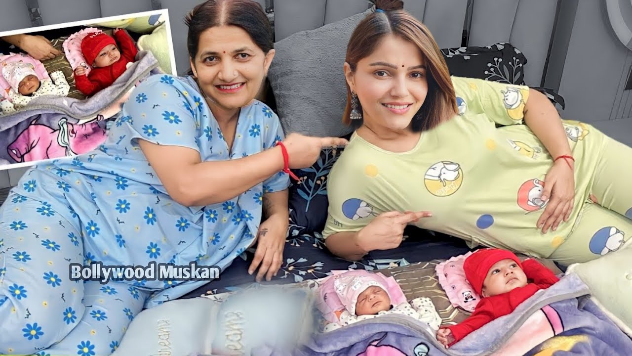 Rubina Dilaik First Twins BABY GIRL Face Reveal REAL Video And First ...