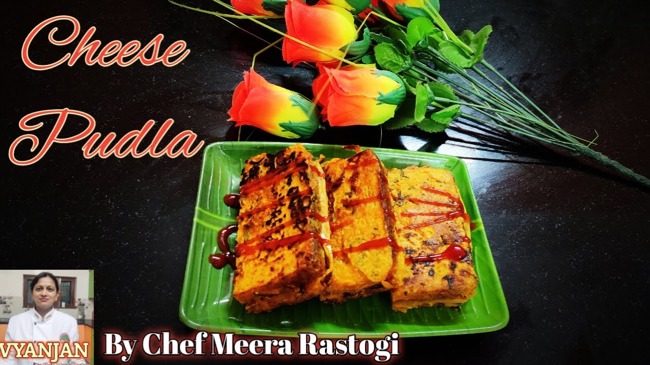 Cheese Pudla | Pudla Sandwich | Mumbai Street Food Recipe - YouTube