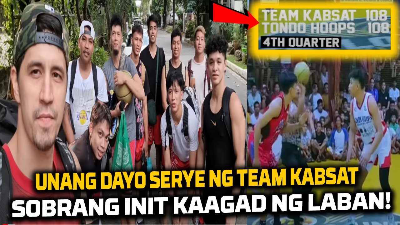 TEAM KABSAT VS TONDO HOOPS FULL HIGHLIGHTS (DAYO SERYE BY MARC PINGRIS ...