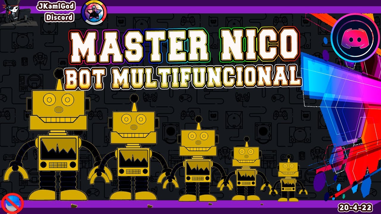 🟣 Master Nico - Bot multifuncional 📱 Discord 📡 JKamiGod - YouTube