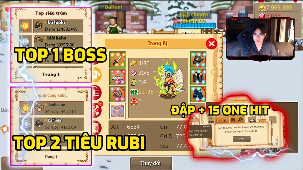 Acc Víp Nhất Sv4 Lên Sóng Quá Đã _ Chiếm Chọn Các Top Sv4 | Hải Tặc Tí ...