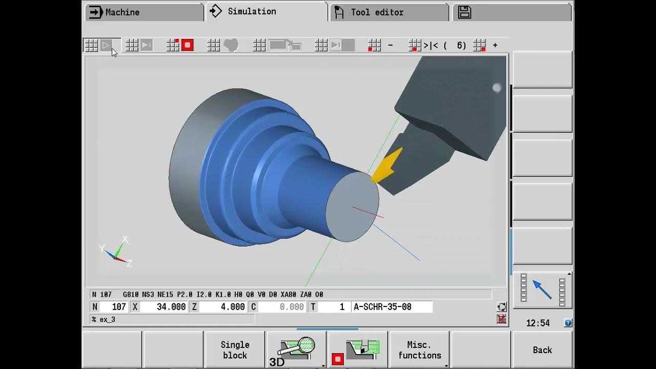 HEIDENHAIN - CNC PILOT- 640- Create G32,Threading , Direct cycle ...