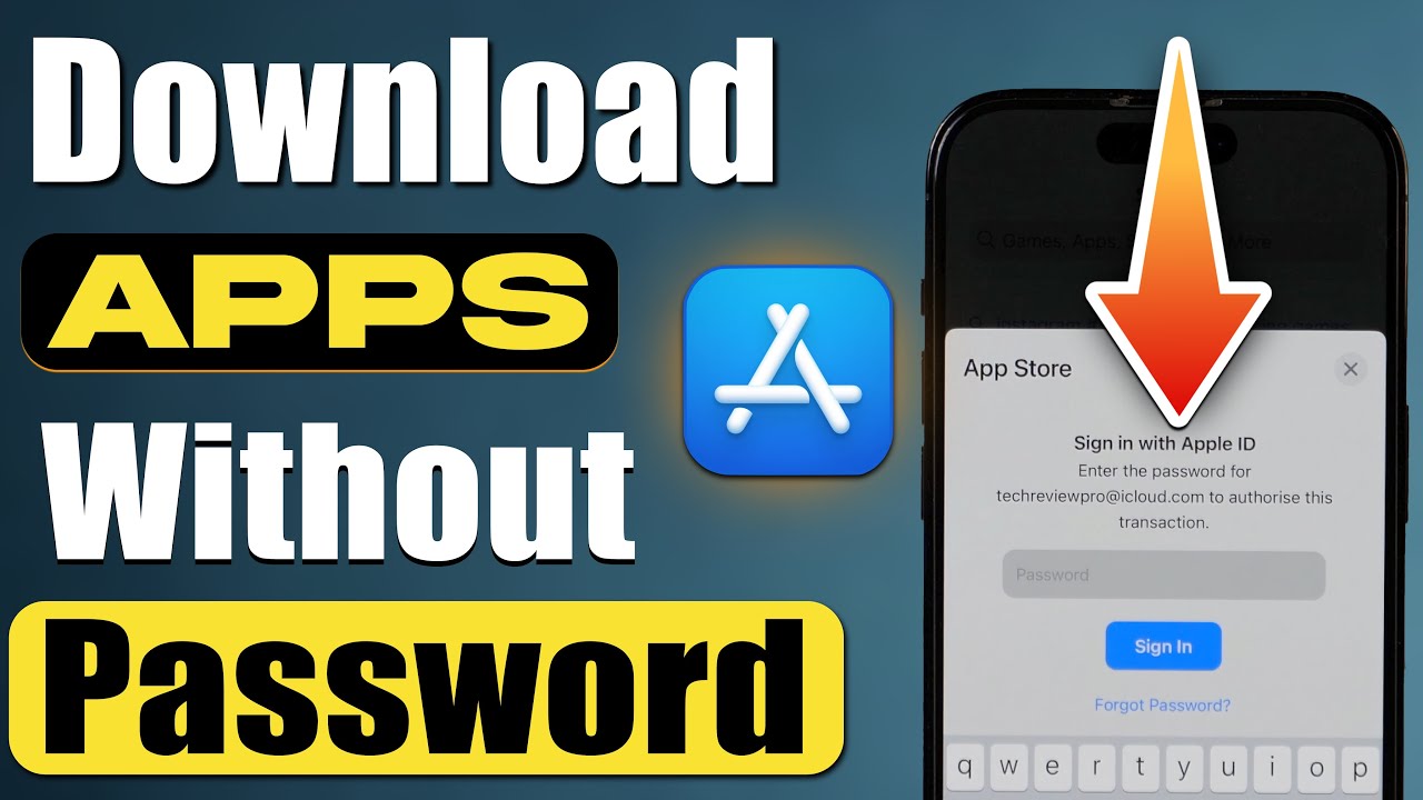 How to Install Apps without Apple ID Password? Download App from App ...