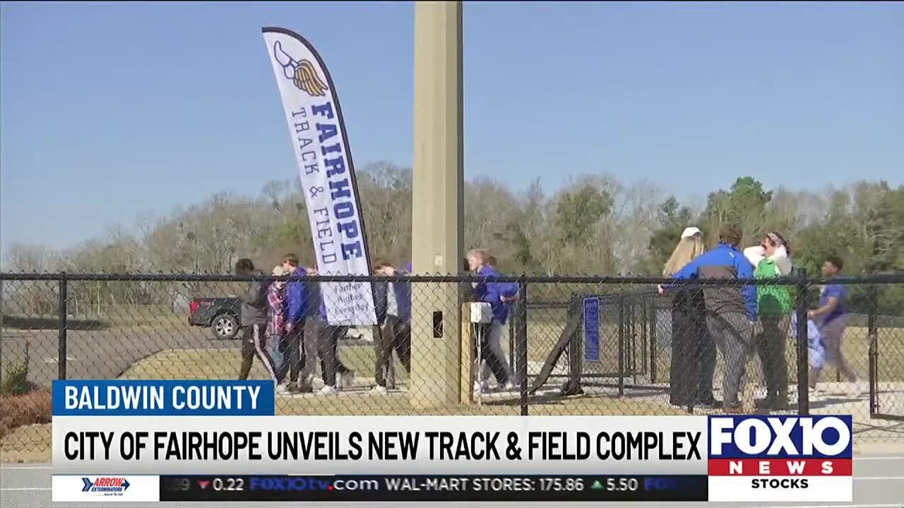 City of Fairhope unveils new track and field complex - YouTube