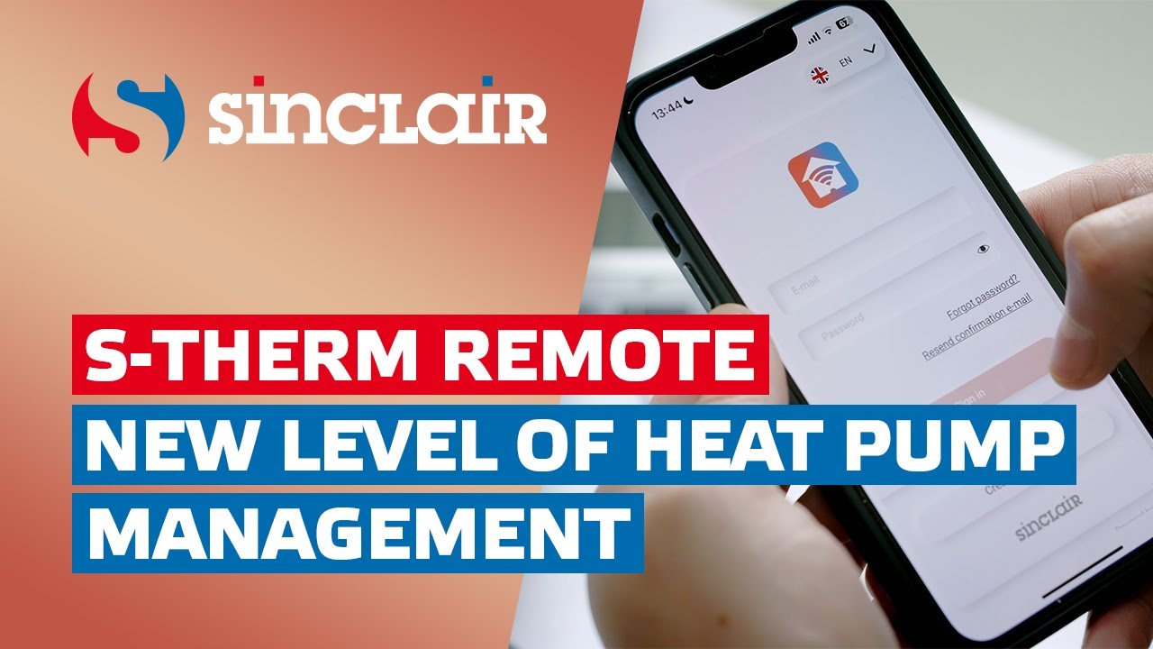 SINCLAIR S-THERM REMOTE: New Level of Heat Pump Management - YouTube