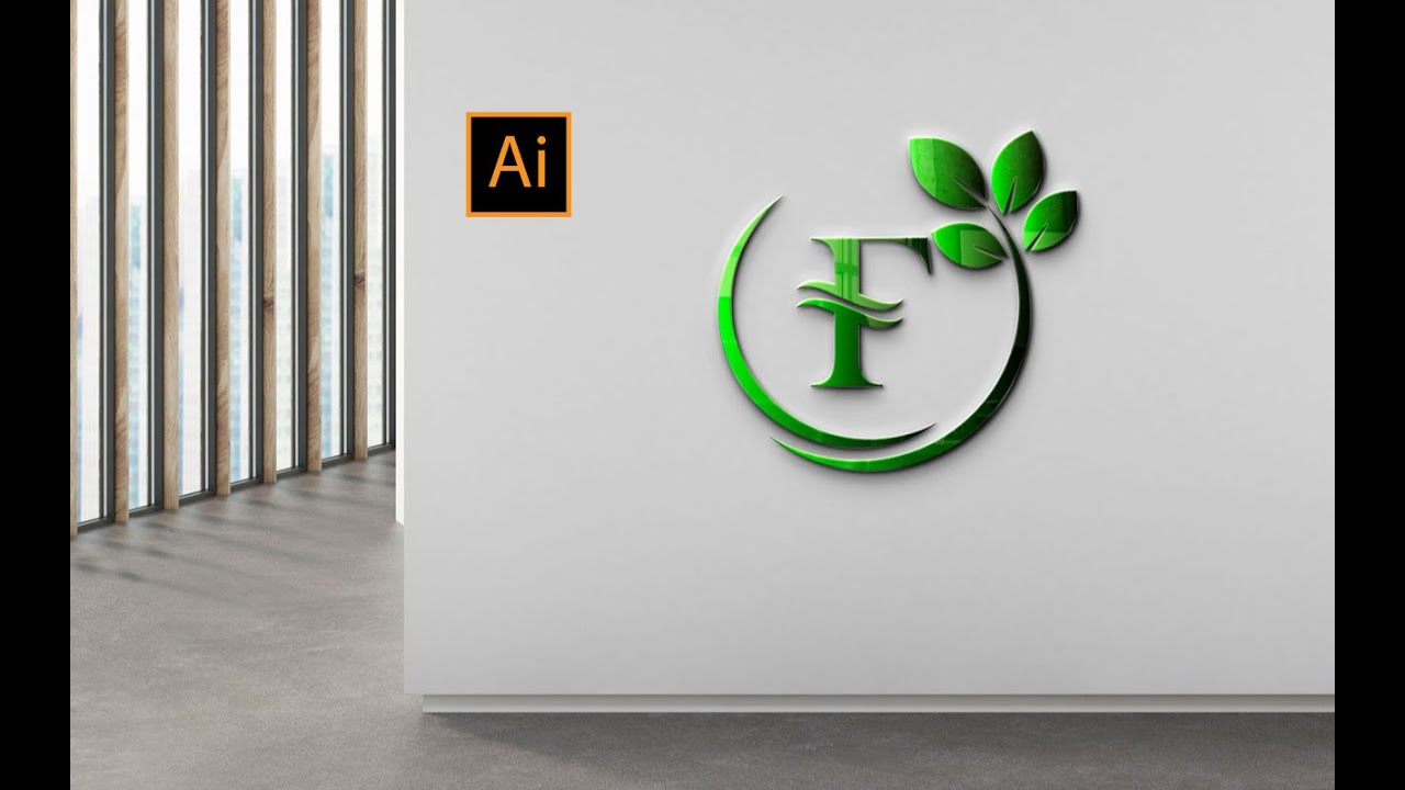 Logo Design | Typography Text F Logo design in Illustrator | Adobe ...