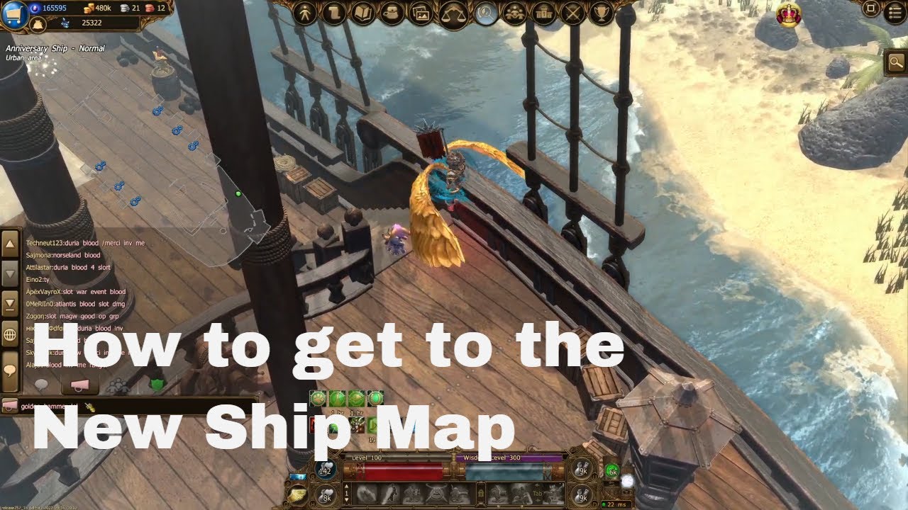 Drakensang Online : How to get to the New Ship Map - YouTube