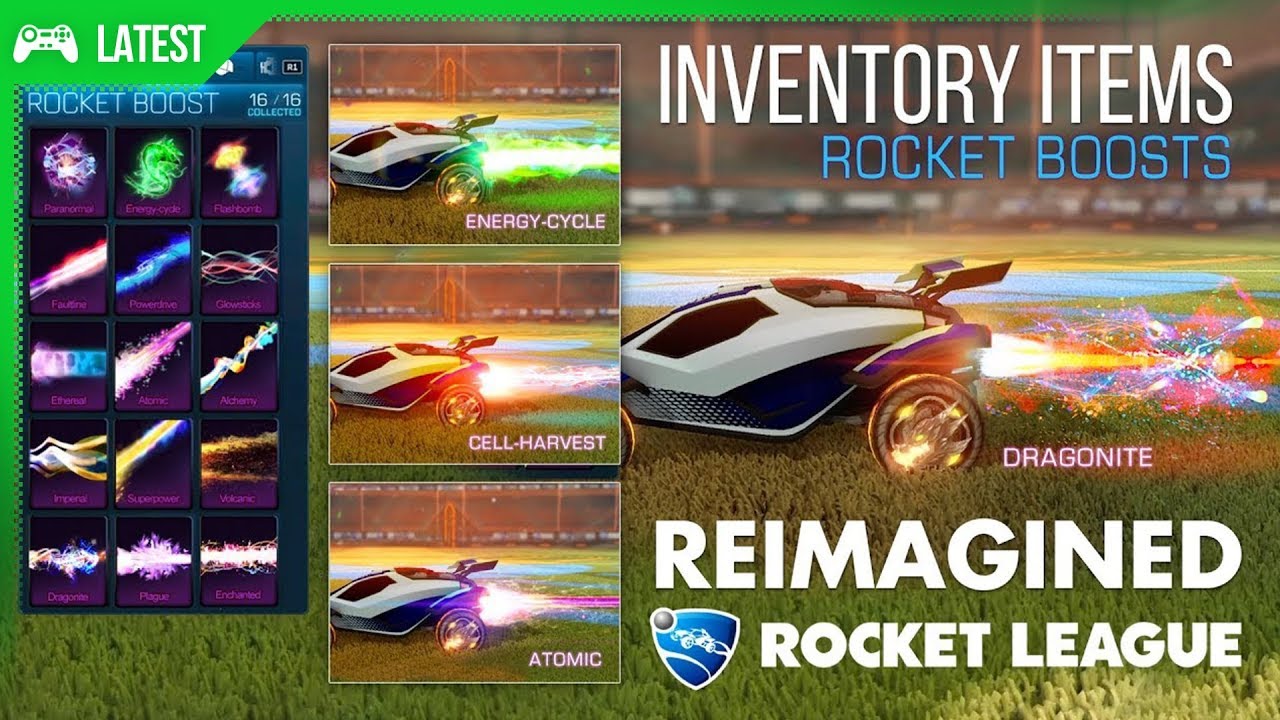 Rocket League Boosts reimagined in creative ways! - YouTube